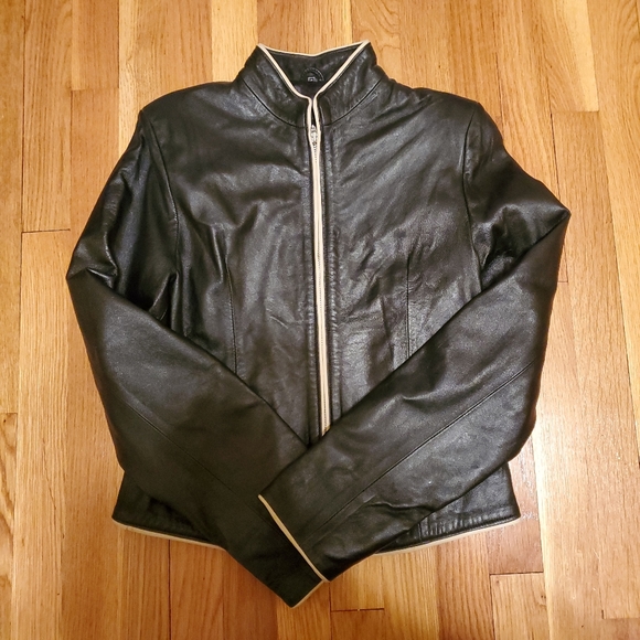 cool & calm | Jackets & Coats | Cool Calm Faux Leather Zipper Jacket ...